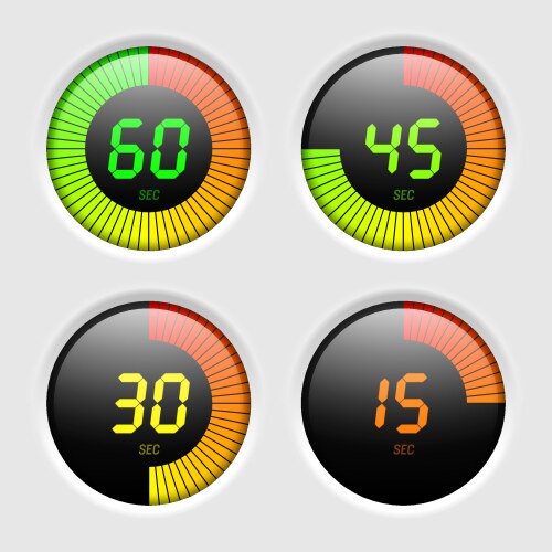 Countdown timer Royalty Free Vector Image - VectorStock
