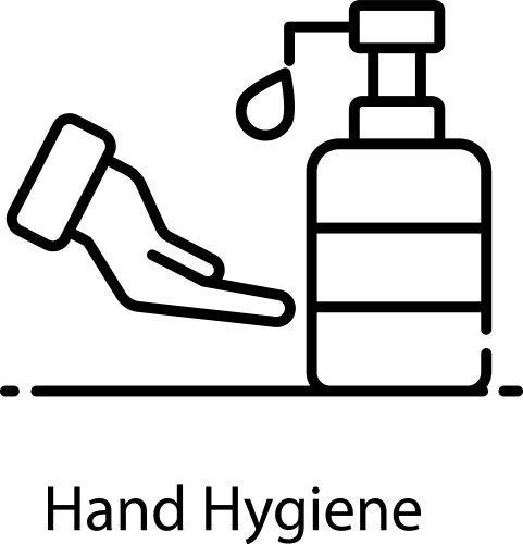 Hand hygiene Royalty Free Vector Image - VectorStock