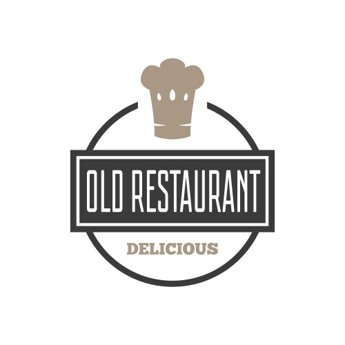 Restaurant signboard Royalty Free Vector Image