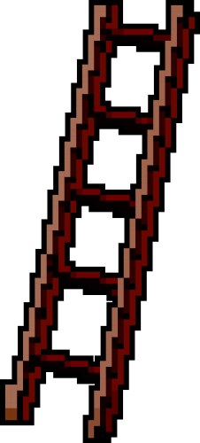 Safety step ladder cartoon Royalty Free Vector Image