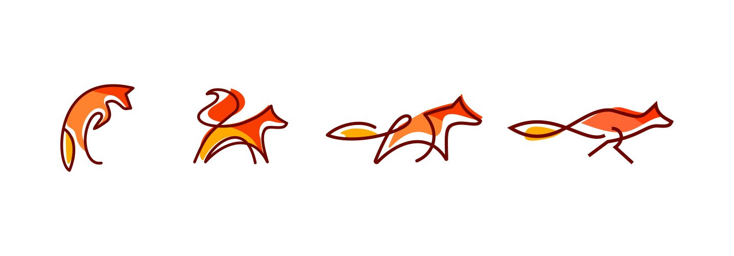Fox Line Drawing Vector Images (over 6,400)