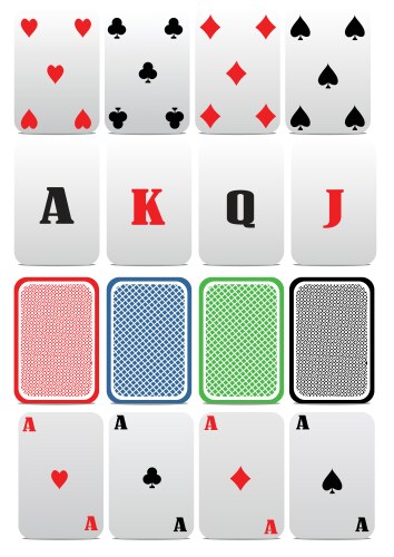 Cards set Royalty Free Vector Image - VectorStock