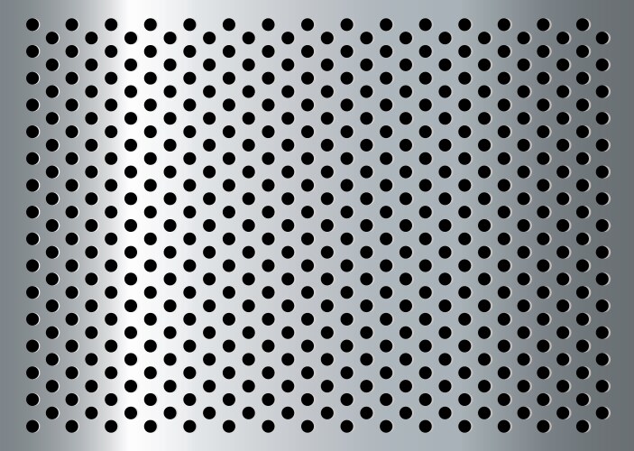 Metal texture pattern seamless steel plate Vector Image