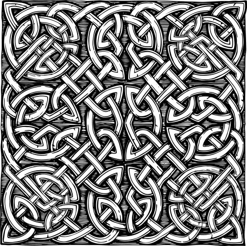 Traditional celtic pattern Royalty Free Vector Image