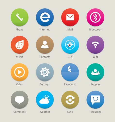 Gui 2 Royalty Free Vector Image - VectorStock