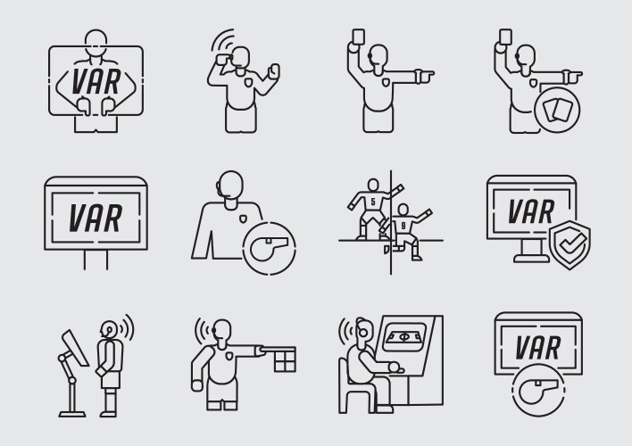Var Referee Icon Vector Images (55)