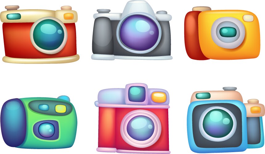 Camera cartoon Vector Images & Graphics for Commercial Use | VectorStock