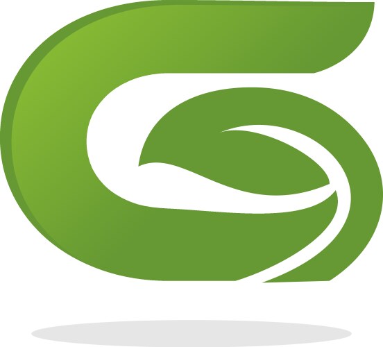 Elegant Leaf Logo Royalty Free Vector Image - VectorStock