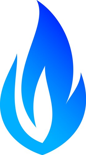 Gas fire icon Royalty Free Vector Image - VectorStock