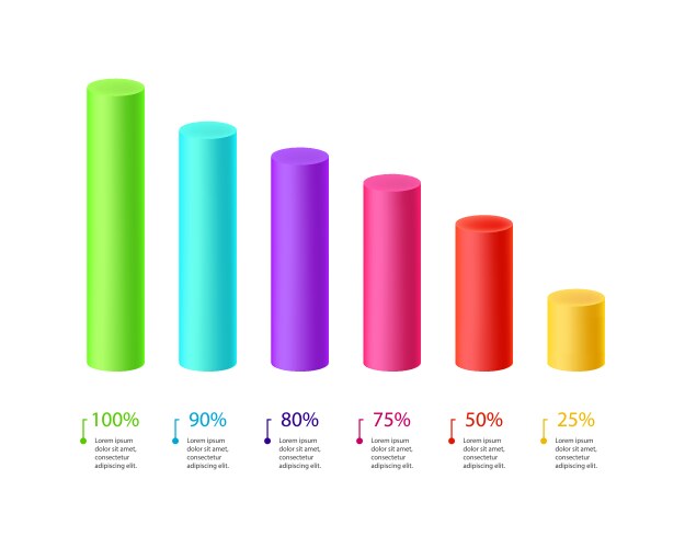 Cylinder Chart Graph Vector Images (over 3,500)