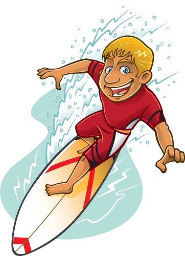 Surfer Cartoon Vector Images (over 9,200)