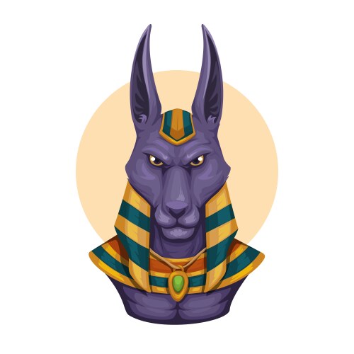 Anubis face Vector Images & Graphics for Commercial Use | VectorStock