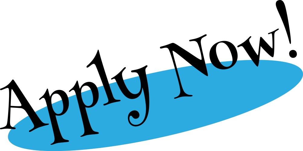 Apply now sticker Royalty Free Vector Image - VectorStock