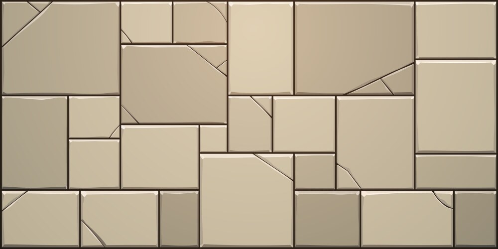 Stone block wall Royalty Free Vector Image - VectorStock