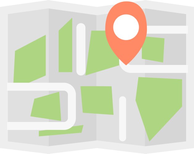 Travel map isolated Royalty Free Vector Image - VectorStock