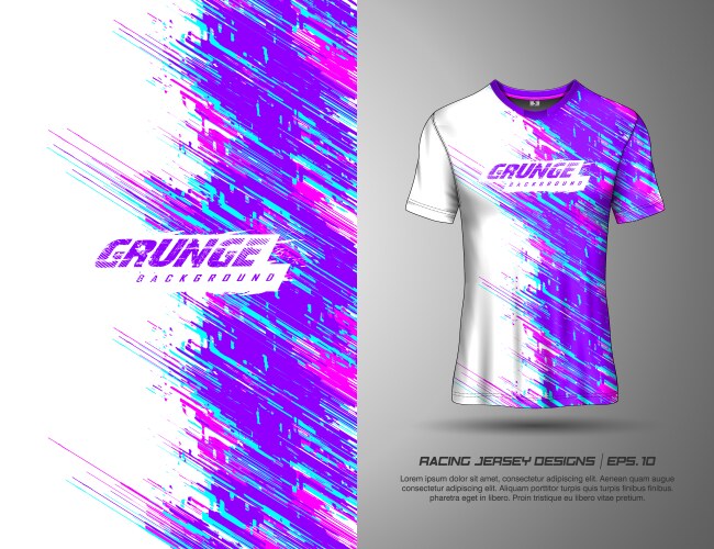 Tshirt sports grunge texture background Royalty Free Vector