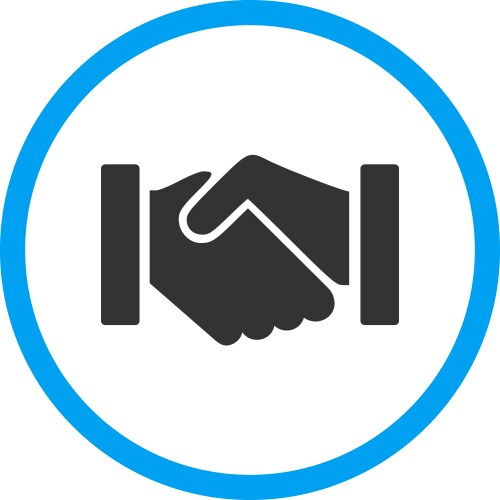 Rounded triangle contour outline shape soft Vector Image