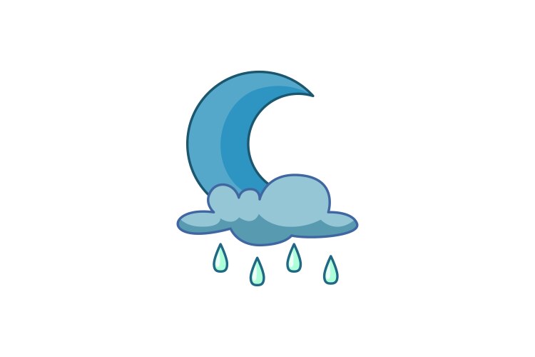 Weather sticker Royalty Free Vector Image - VectorStock