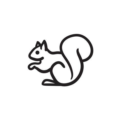 Squirrel Outline Vector Images (over 3,900)