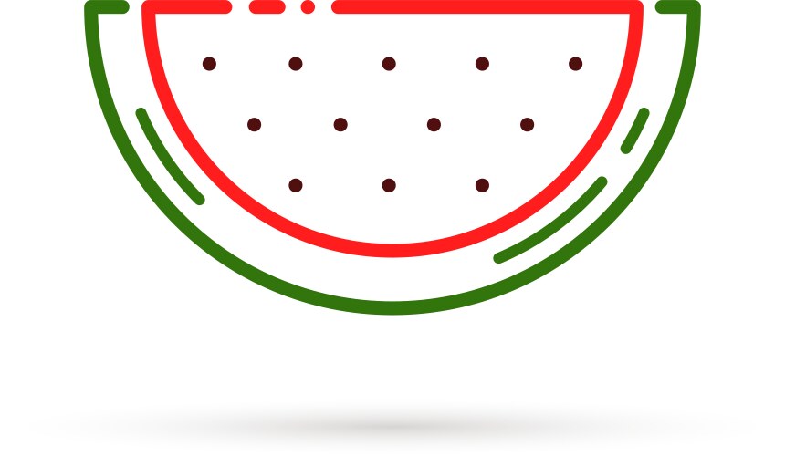 Watermelon Outline Vector Images (over 7,200)