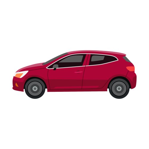 Side view of different car body styles cartoon Vector Image