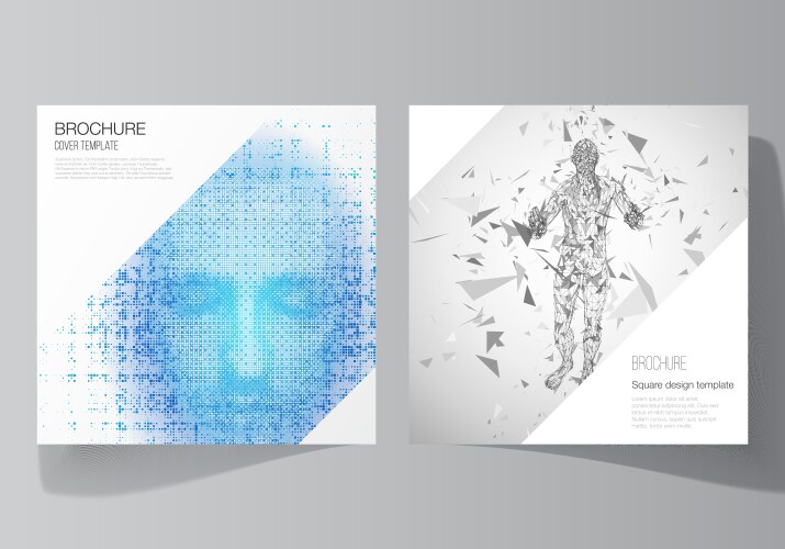 Template for Robotics Brochure Vector Images (over 1,200)