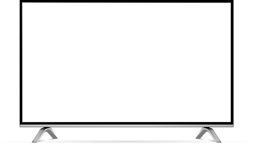 Smart tv mockup blank television screen Royalty Free Vector