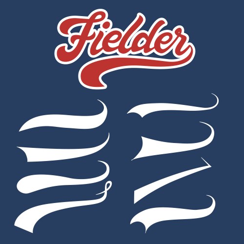 Baseball Shirt Underline Vector Images (over 110)