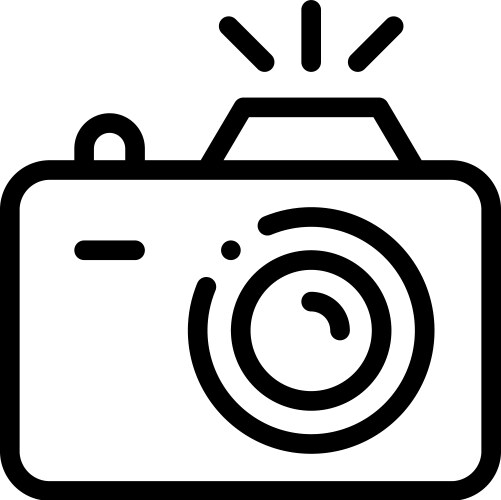 Cannabis icon thin linear style design isolated Vector Image