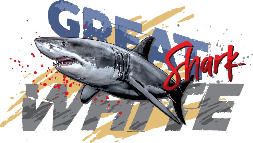 Great White Sharks Vector Images (over 3,800)