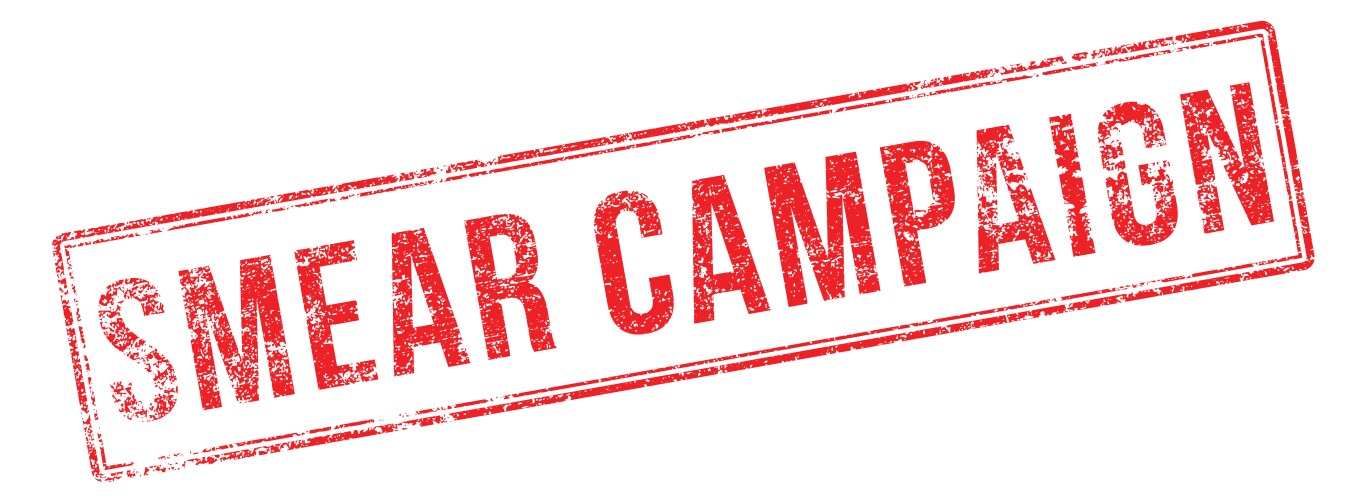 Leaked red rubber stamp on white Royalty Free Vector Image