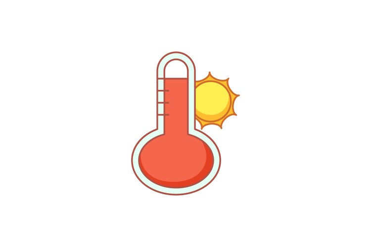 Weather sticker Royalty Free Vector Image - VectorStock