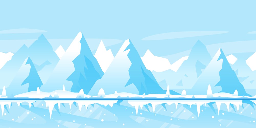 Ice crystals Royalty Free Vector Image - VectorStock
