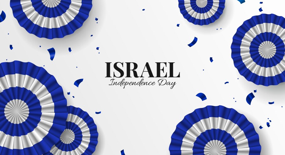 Independence day of israel Royalty Free Vector Image