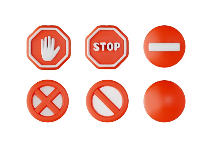 Stop Traffic Signal Hand Vector Images (over 1,000)