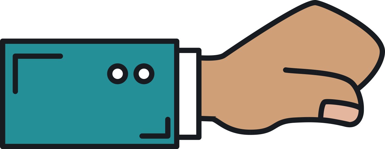 Human hand catching icon Royalty Free Vector Image