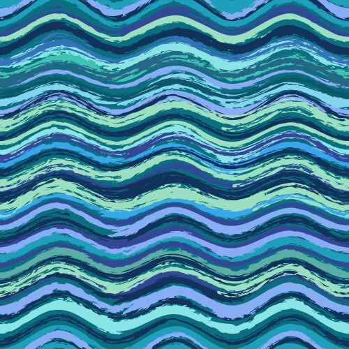 Abstract wavy seamless pattern Royalty Free Vector Image
