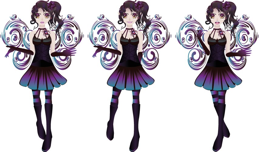 Dark elf2 Royalty Free Vector Image - VectorStock