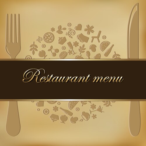 Restaurant menu Royalty Free Vector Image - VectorStock