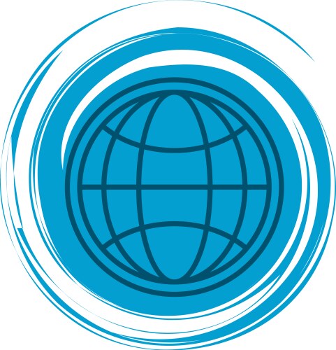 World website symbol isolated Royalty Free Vector Image