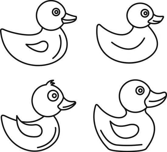 Duck Outline Vector Images (over 8,700)