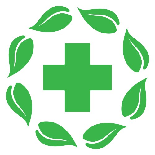 Green pharmacy logo Royalty Free Vector Image - VectorStock