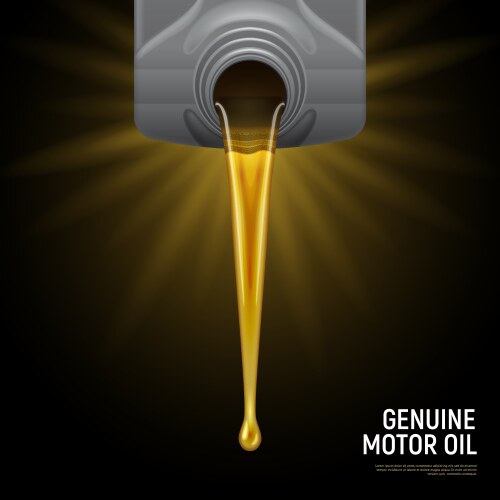 Bottle engine oil technical Royalty Free Vector Image