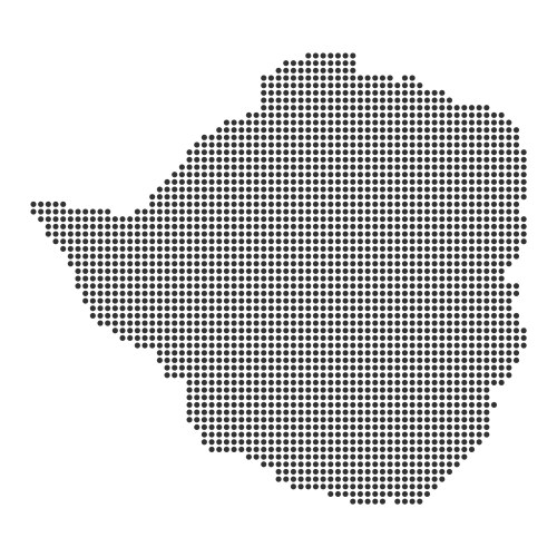 Dotted Africa Map Royalty Free Vector Image - VectorStock