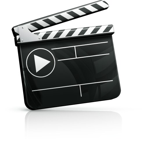 Movie clap Royalty Free Vector Image - VectorStock