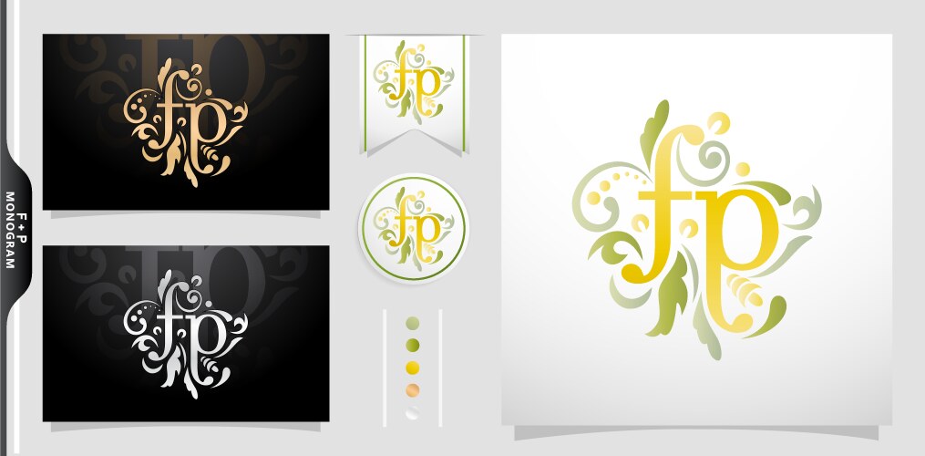 Letter P and F Logos Vector Images (over 3,100)