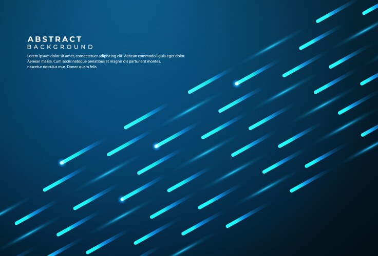 Blue metallic line overlap on dark hexagon mesh Vector Image