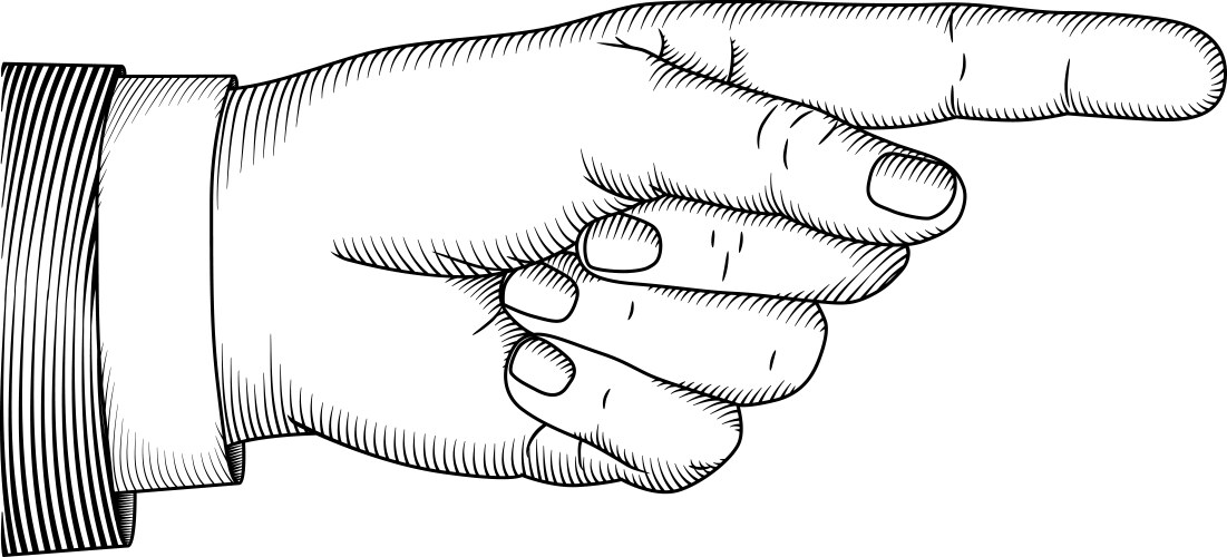 Pointing Finger Vector Images (over 59,000)