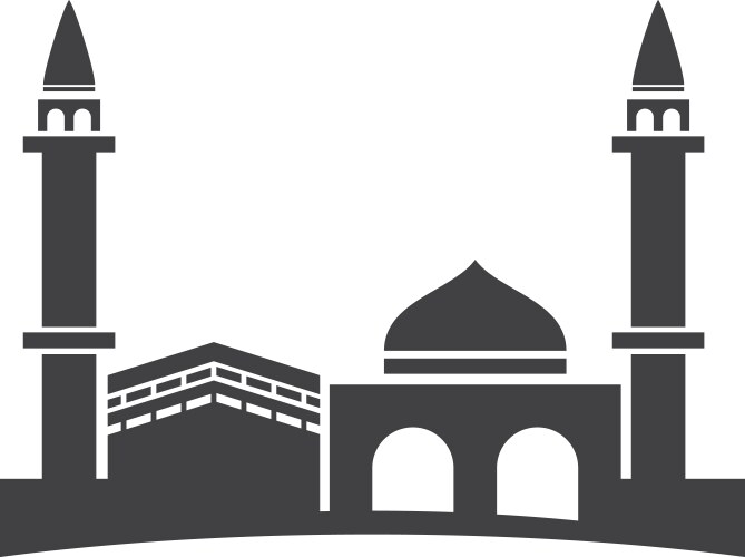 Kaaba logo Royalty Free Vector Image - VectorStock