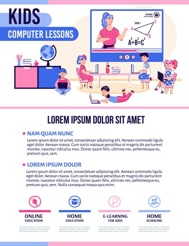 Computer Course Poster Vector Images (over 590)